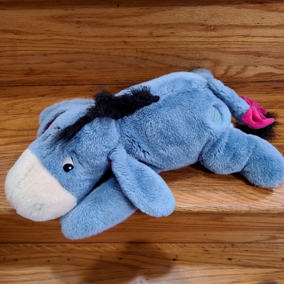 Disney | Toys | Disney Store Soft Eeyore Bean Bag Plush Detachable Tail ...